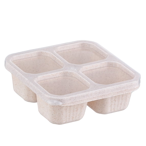 WINDLAND Meal Preparation Box with Individual Compartments Clear Food ...