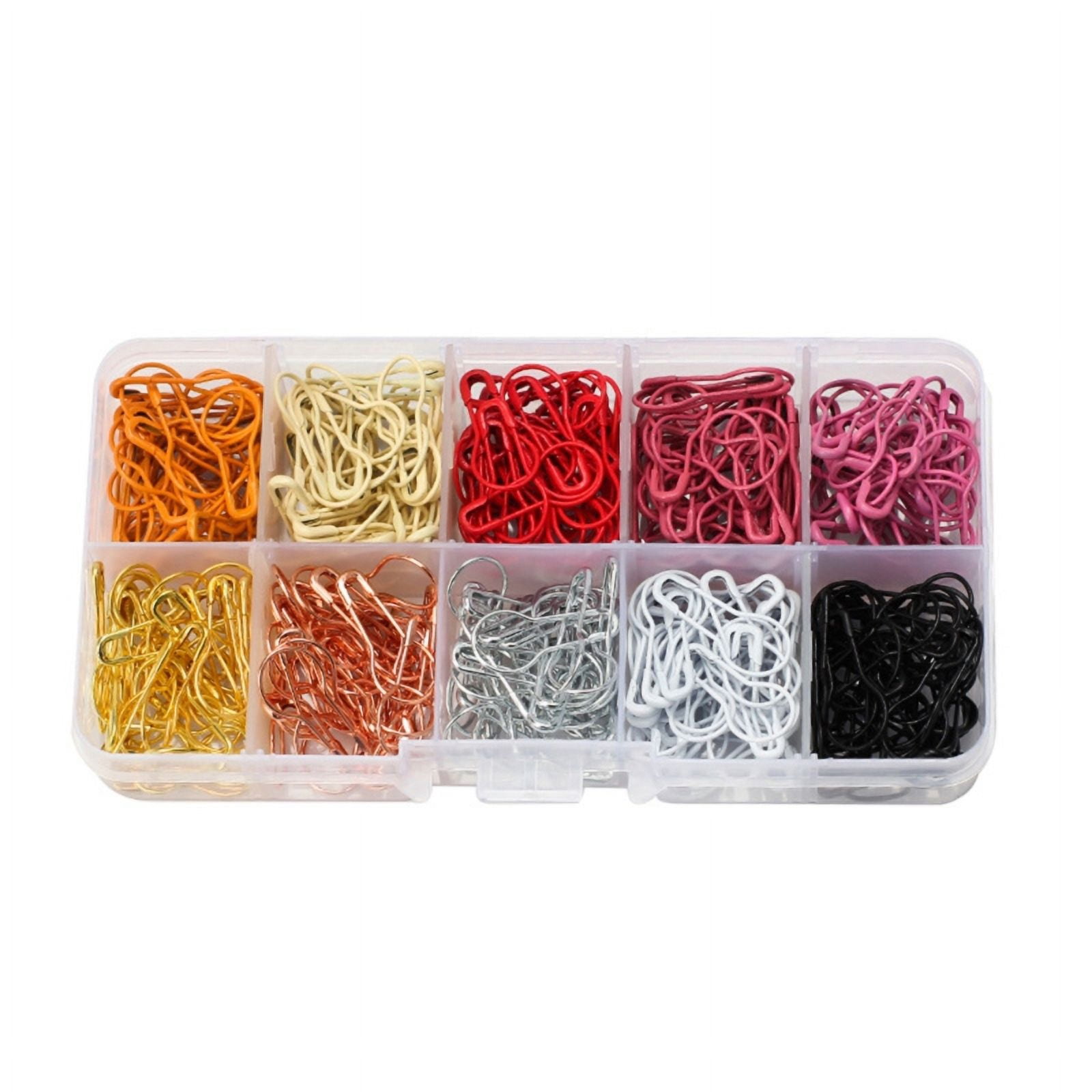 WINDLAND Metal Bulb Pins Small Safety Pins U-shape Calabash Pins for ...