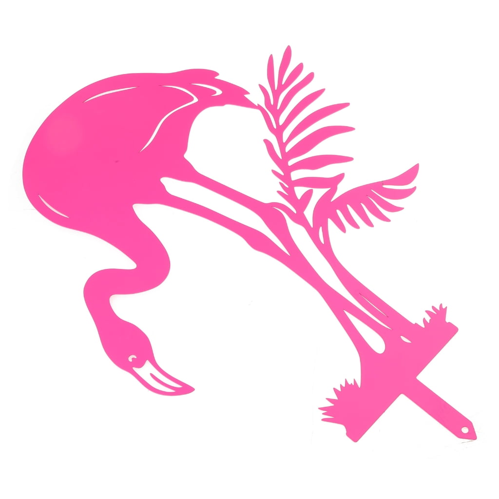 WINDLAND Metal Flamingo Garden Statues Yard Decorations Outdoor ...