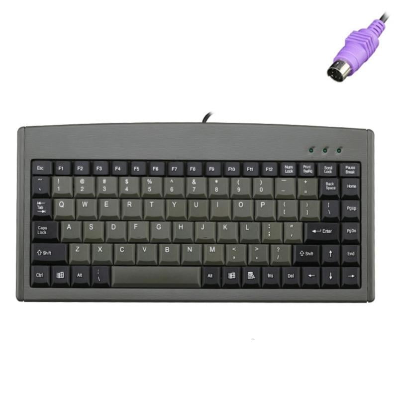 WINDLAND Mini 88Key Ergonomic USB Wire Keyboards with AntiSlip Base for ...