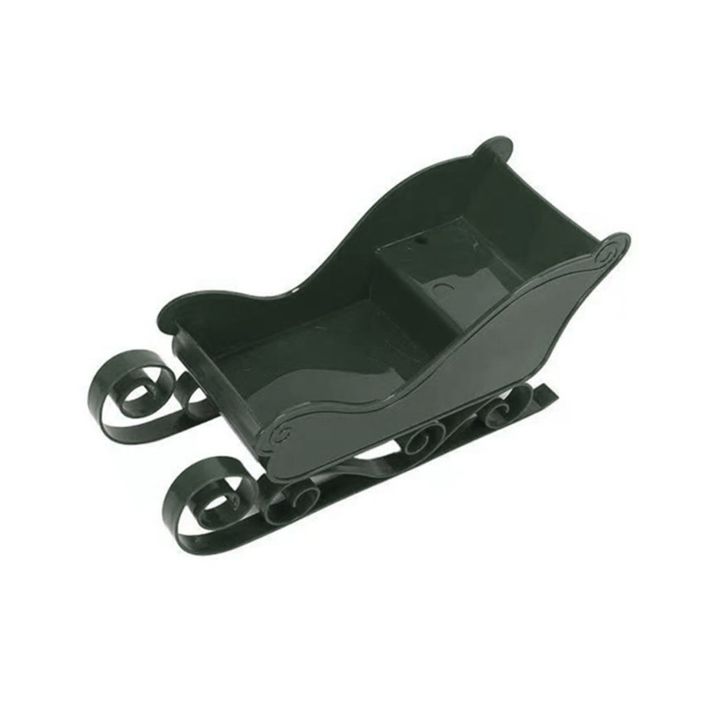 WINDLAND Mini Sled Ornament Candy Dish Santa Christmas Sleigh ...