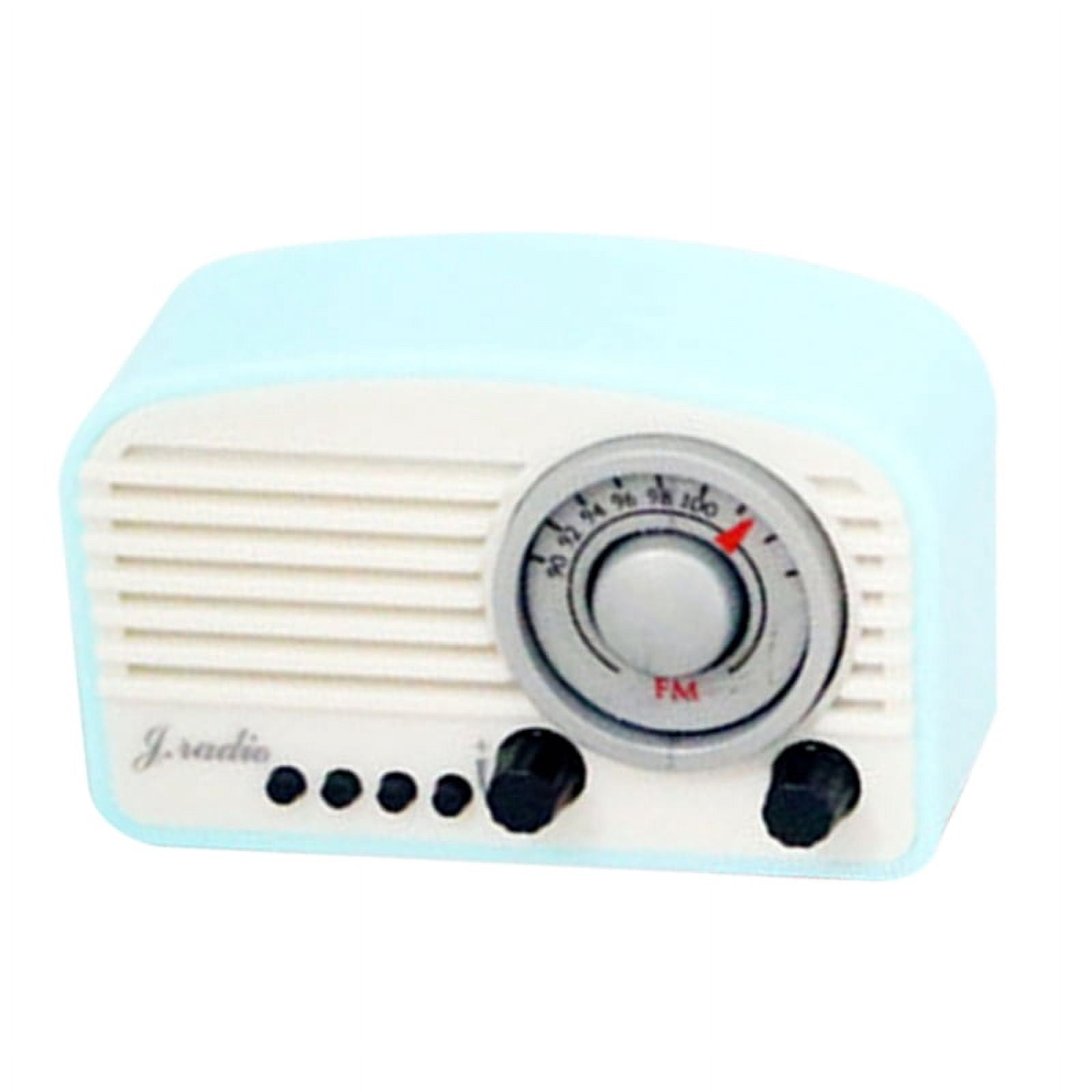WINDLAND Miniature-Retro Radio Scale Model Ornaments Dollhouse ...