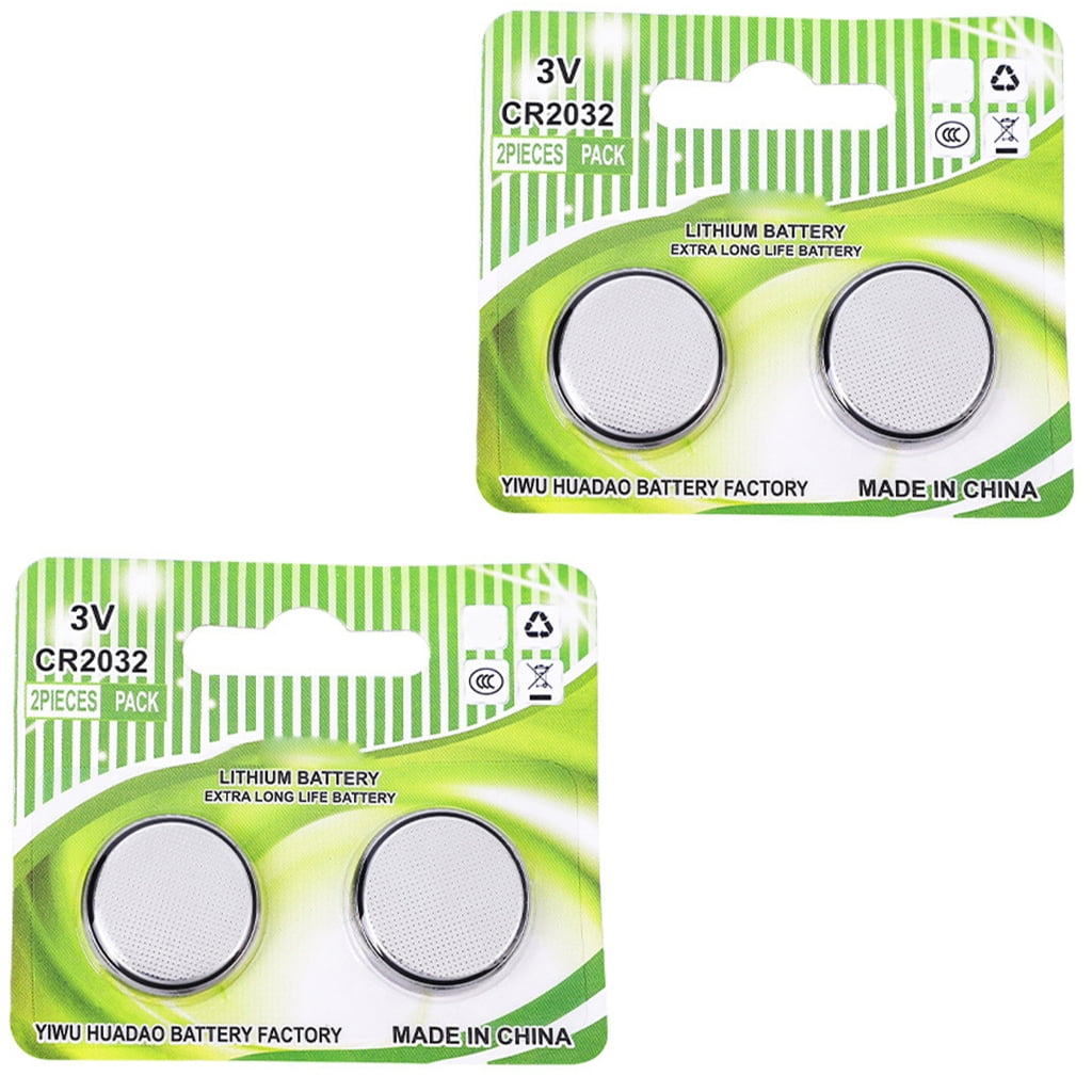 WINDLAND Multipacks of 2pc/4pc CR2032 Lithium Button Cells,3V Power ...