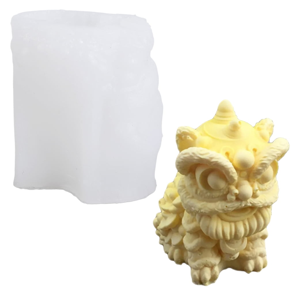 WINDLAND Multipurpose Lion Silicone Pastries Molds for Unique Mousse ...