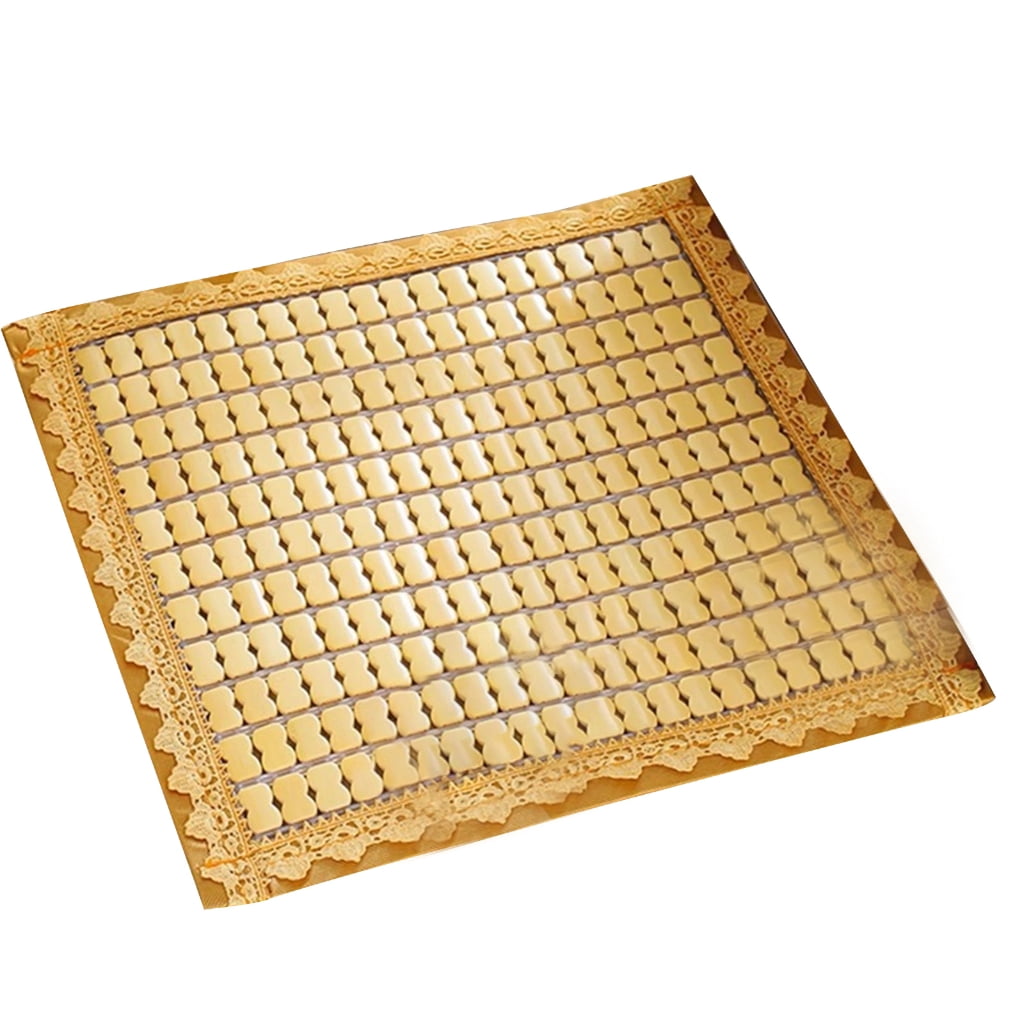 WINDLAND Natural Bamboo Cooling Mat 40/45cm Square Cushion Pad for Home ...