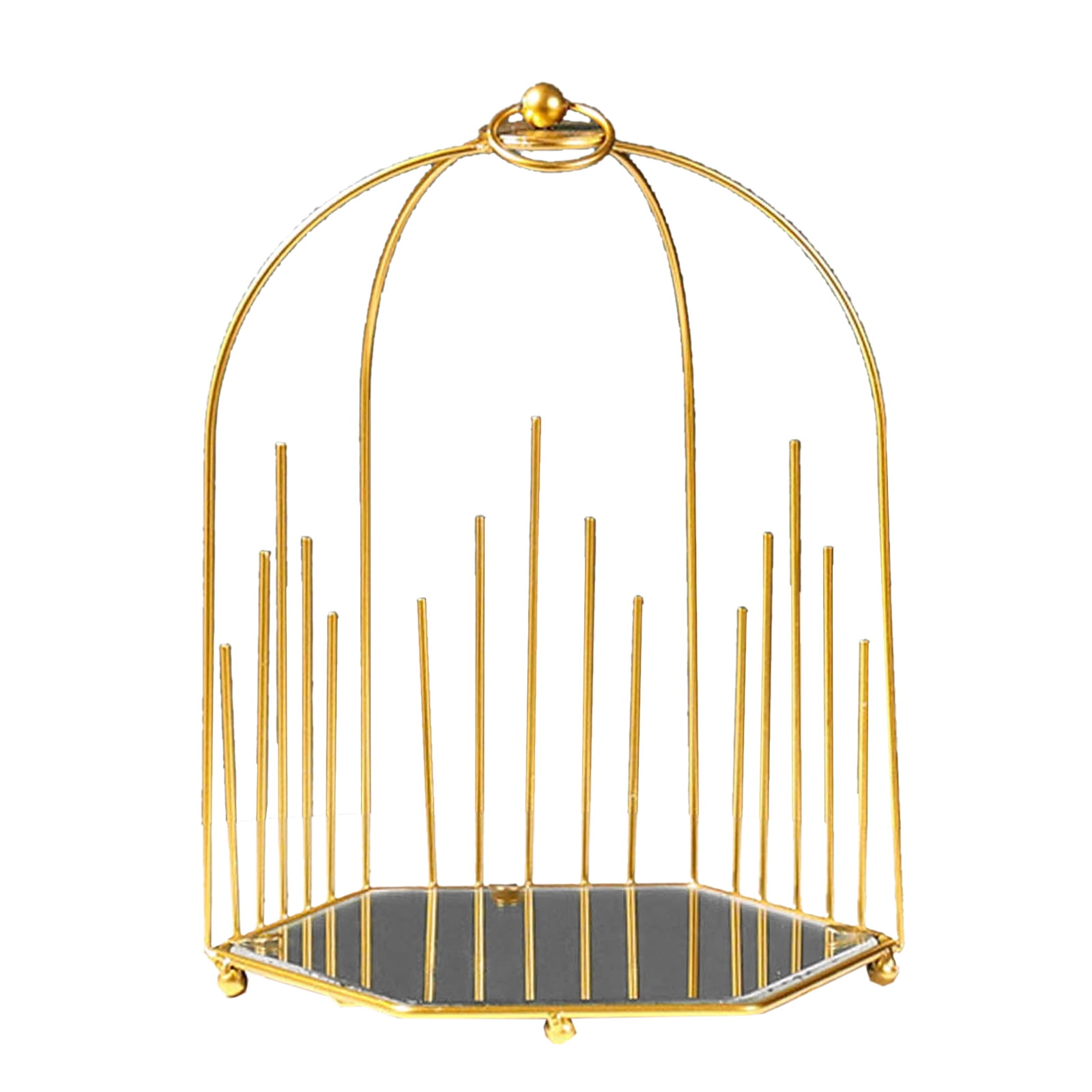 WINDLAND Nordic Simple Desktop Storage Rack Portable Hollow Bird Cage ...