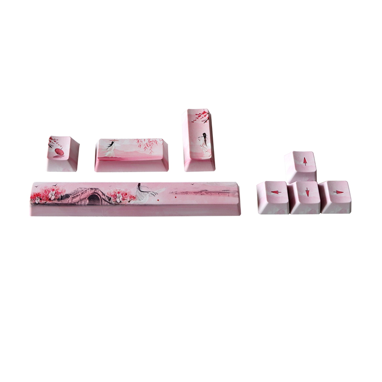 WINDLAND PBT Dye-Sub Keys OEM Profile ESC Enter Direction Keycap for ...