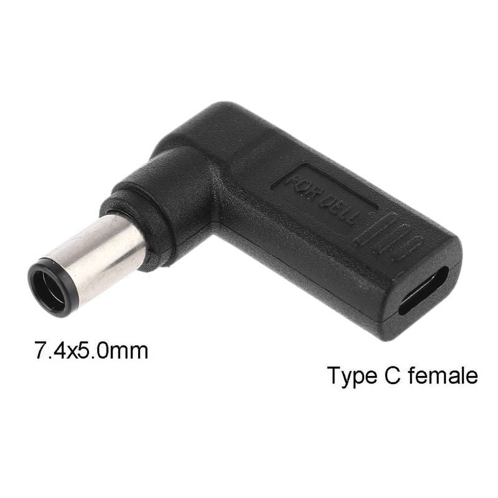 WINDLAND PC Power 90 Degree Type C Male to for DC 7.4x5.0mm Female ...