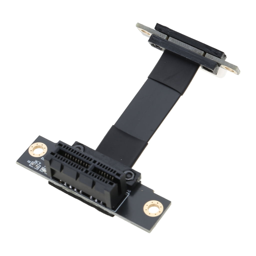 WINDLAND PCIE X1 Riser Cable Dual 90 Degree Angle PCIe 3.0 X1 X1 ...