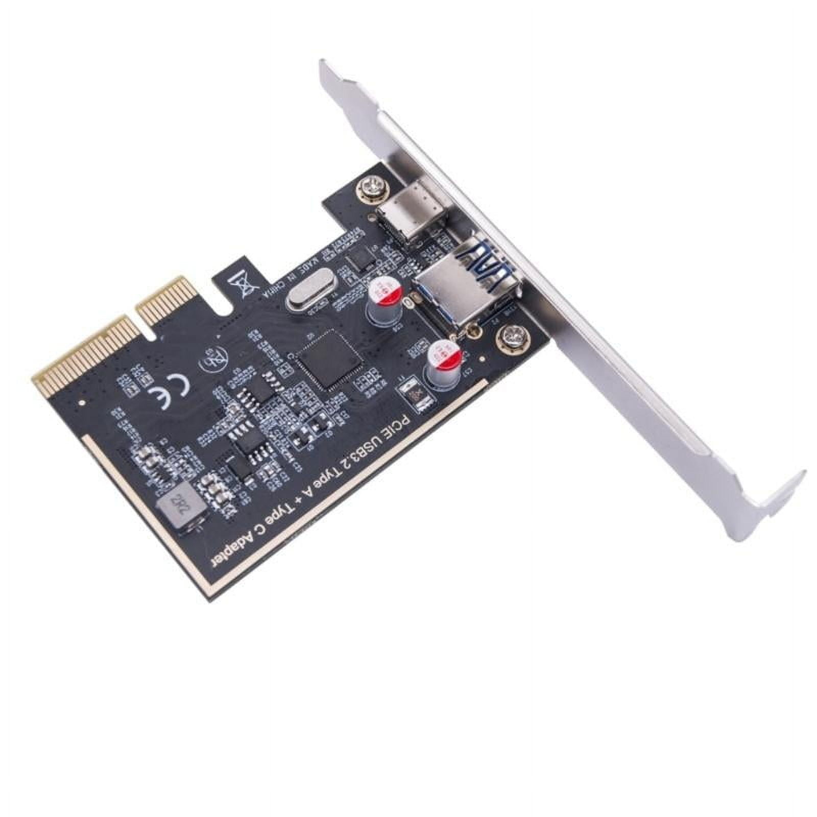 WINDLAND PCIe Gen2 USB 3.2 Card ASM1142 Internal Expansion Card ...