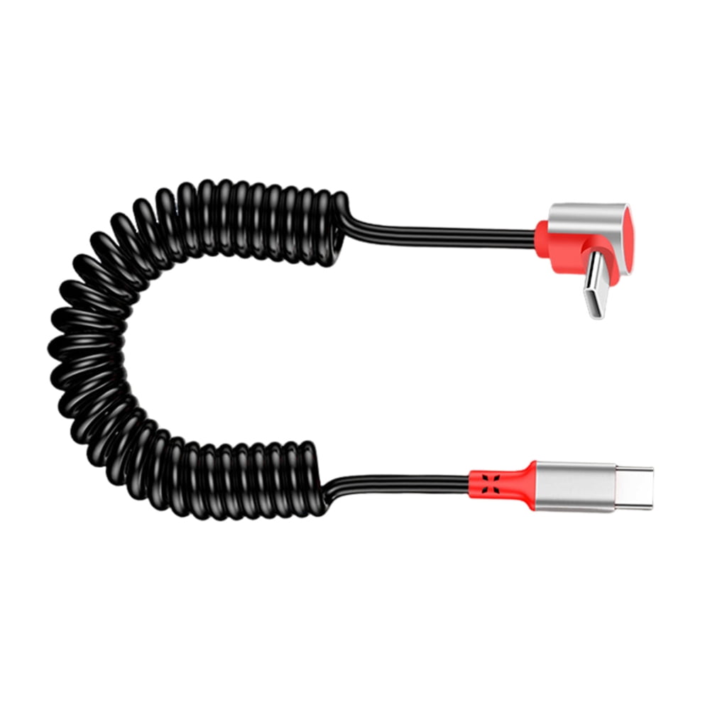 WINDLAND PD100W Fast Charging Retractables USB C Cable Two Type C Port ...