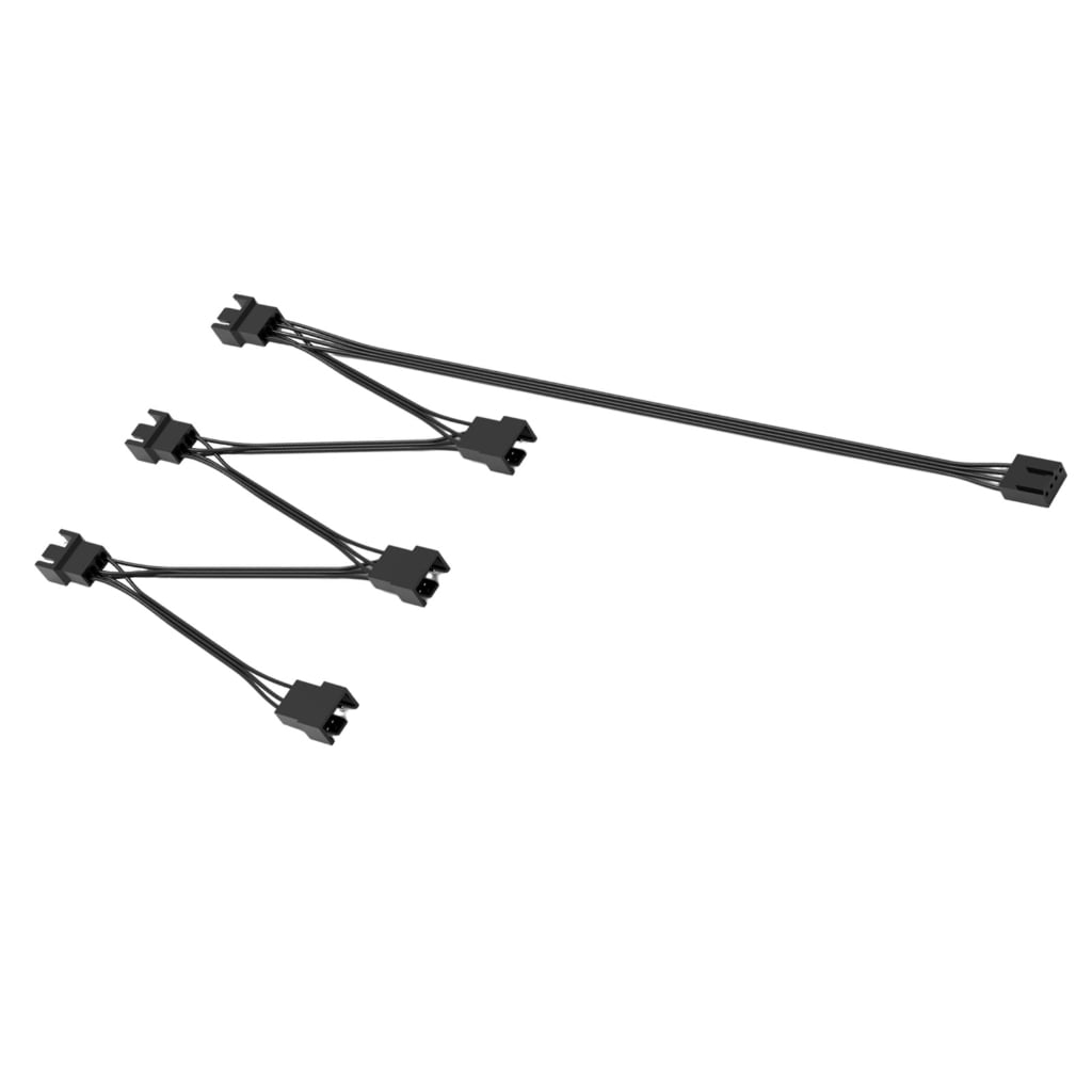 WINDLAND PWM Fan Splitter Cable With 4Pin Control, Durability 4Pin PWM ...