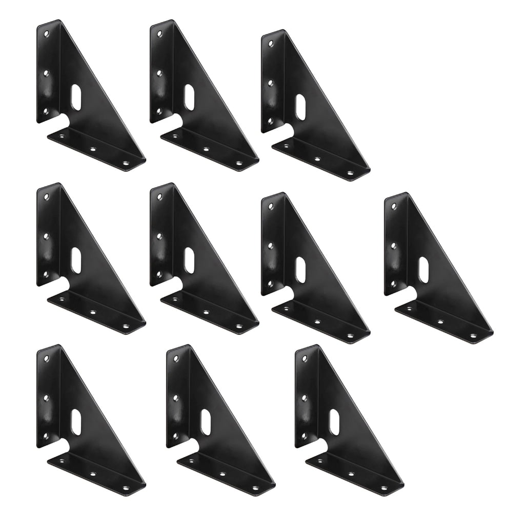 WINDLAND Pack Of 10 Portable Right Angles Brackets for Furniture ...