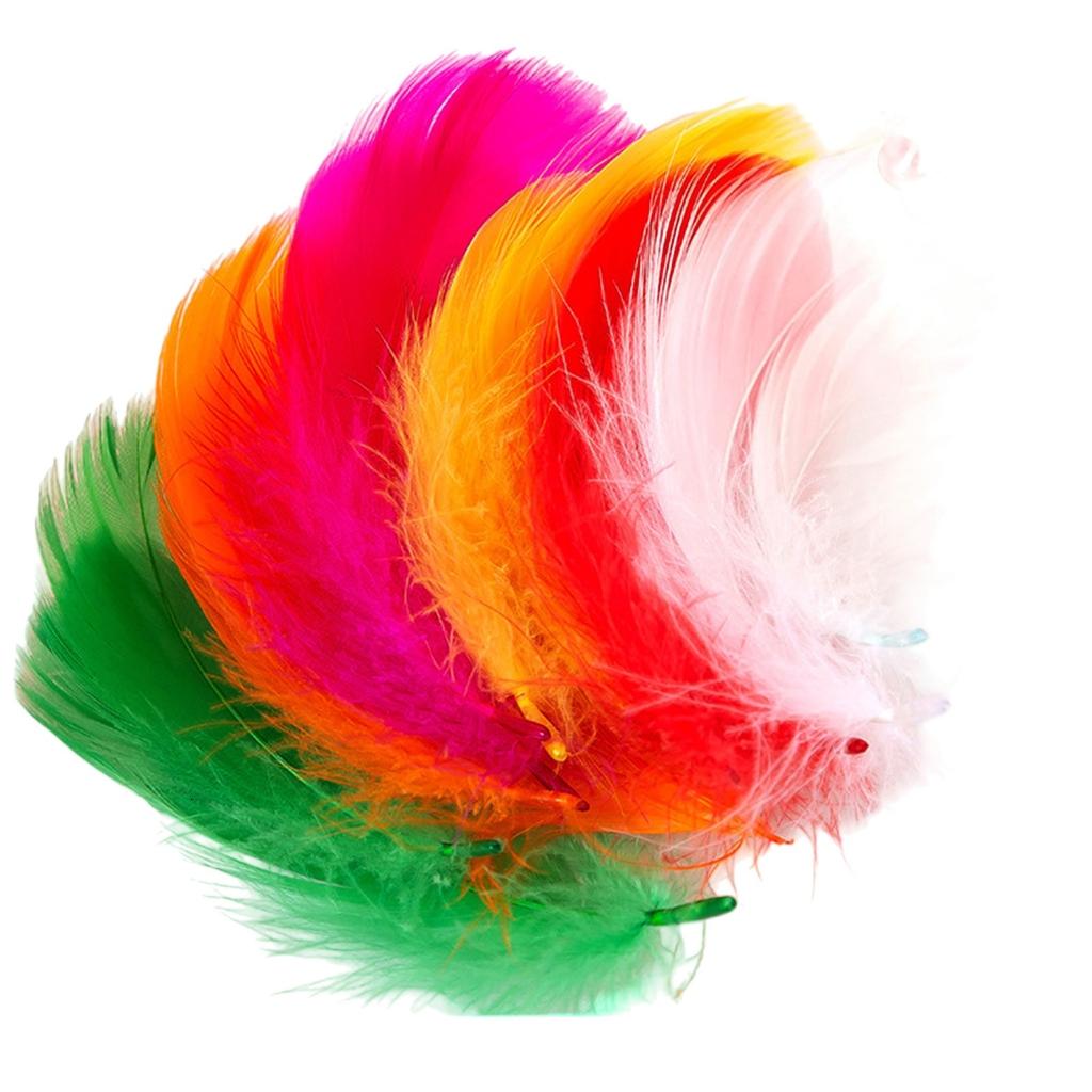 WINDLAND Pack Of 100 Colorful Craft Feathered Accessory For DIY ...