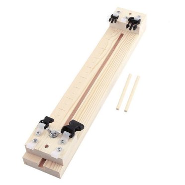 ACKEIVTO Adjustable Paracord Jig Bracelet Maker, Wooden Frame, Brown ...