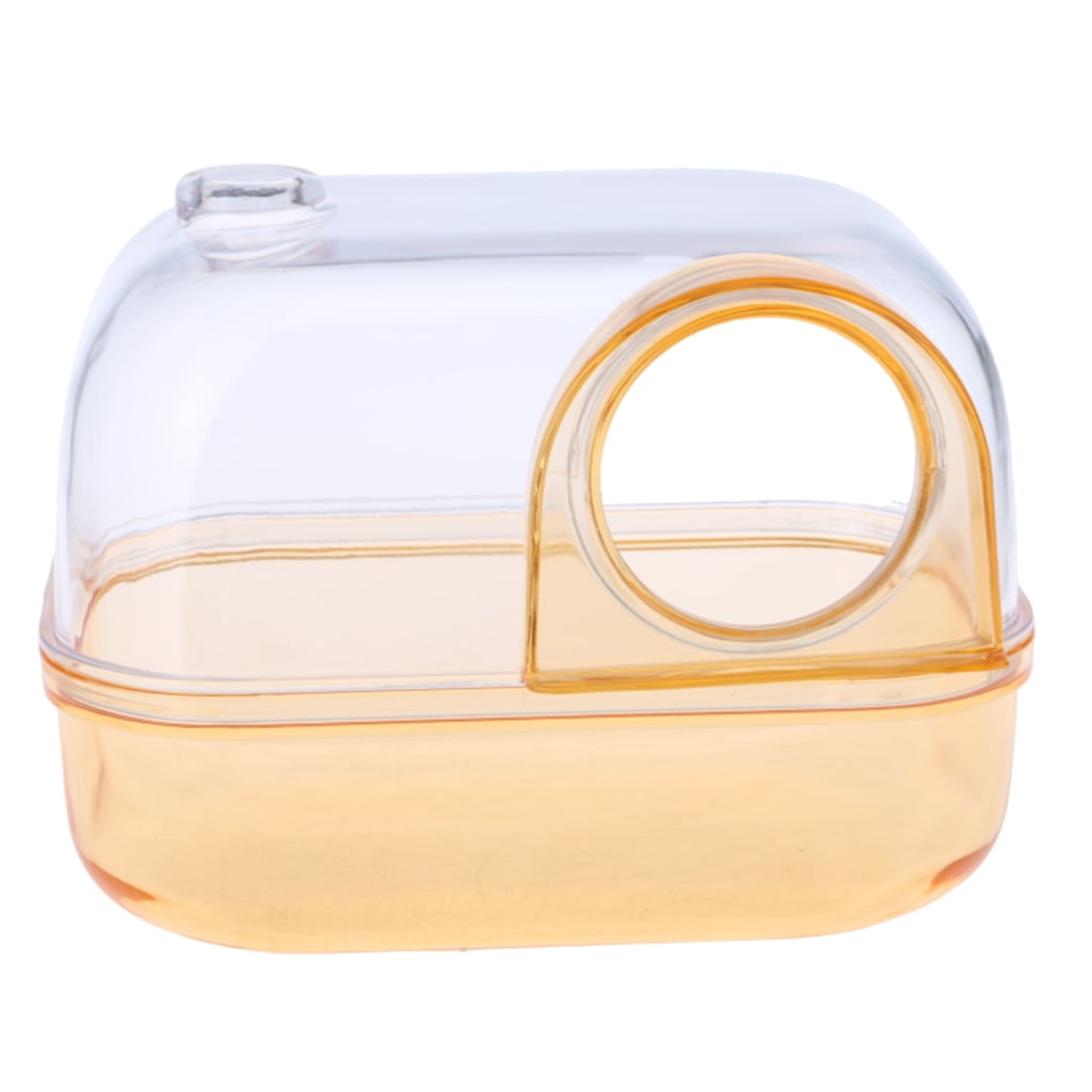 WINDLAND Pet Hamster Potty Sand Bath Large Hamster Sand Bath Cage ...