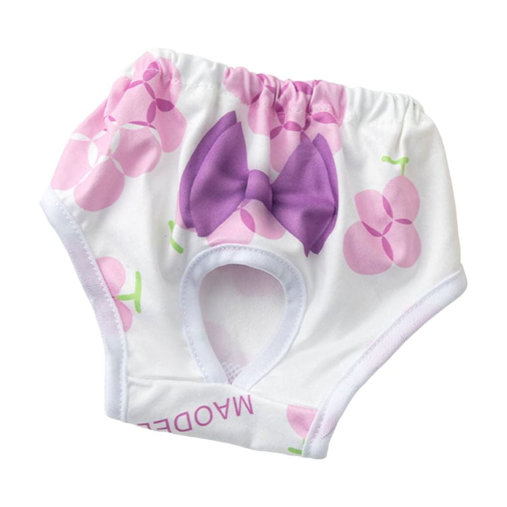 WINDLAND Pet Underwears Pants Breathable Girl Dog Nappies Diaper Soft ...