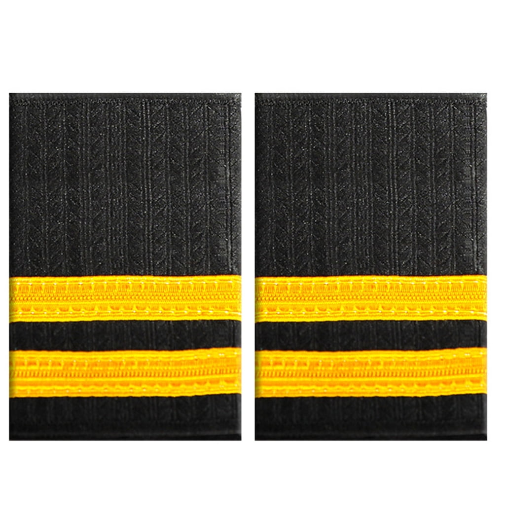 WINDLAND Pilot Uniform Epaulet Pilot Shoulder Board Captain Epaulets ...