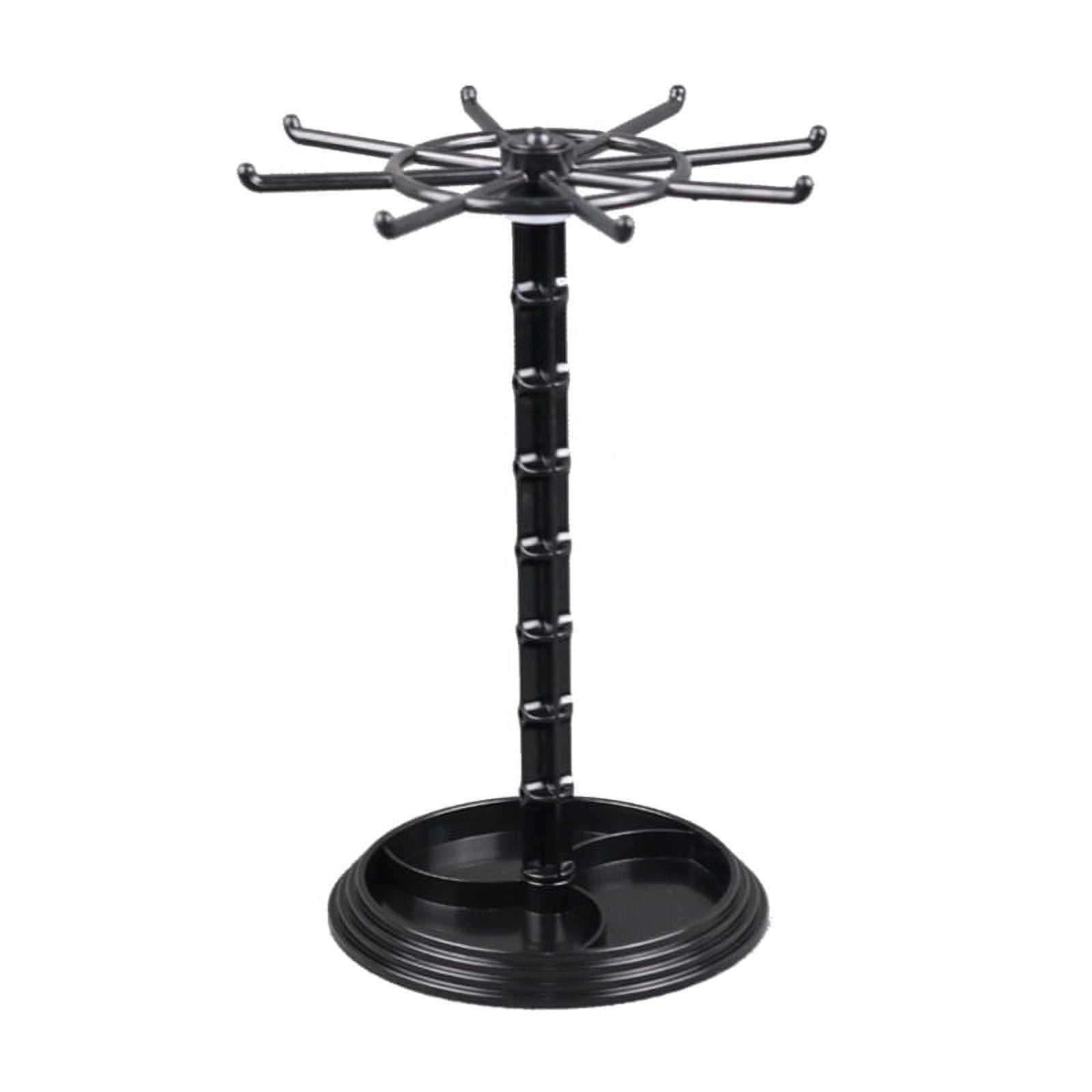 WINDLAND Plastic Jewelry Organizer Rotating Jewelry Display Stand ...