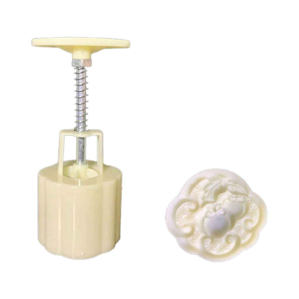 WINDLAND Plastic Mooncake Stamps Persimmon Shaped Mooncake Moulds DIY ...