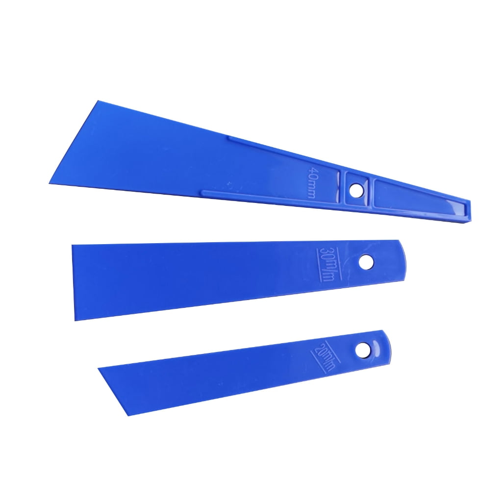 WINDLAND Plastic Paint Scraper 20mm/30mm/40mm Scraper with Long Handle ...