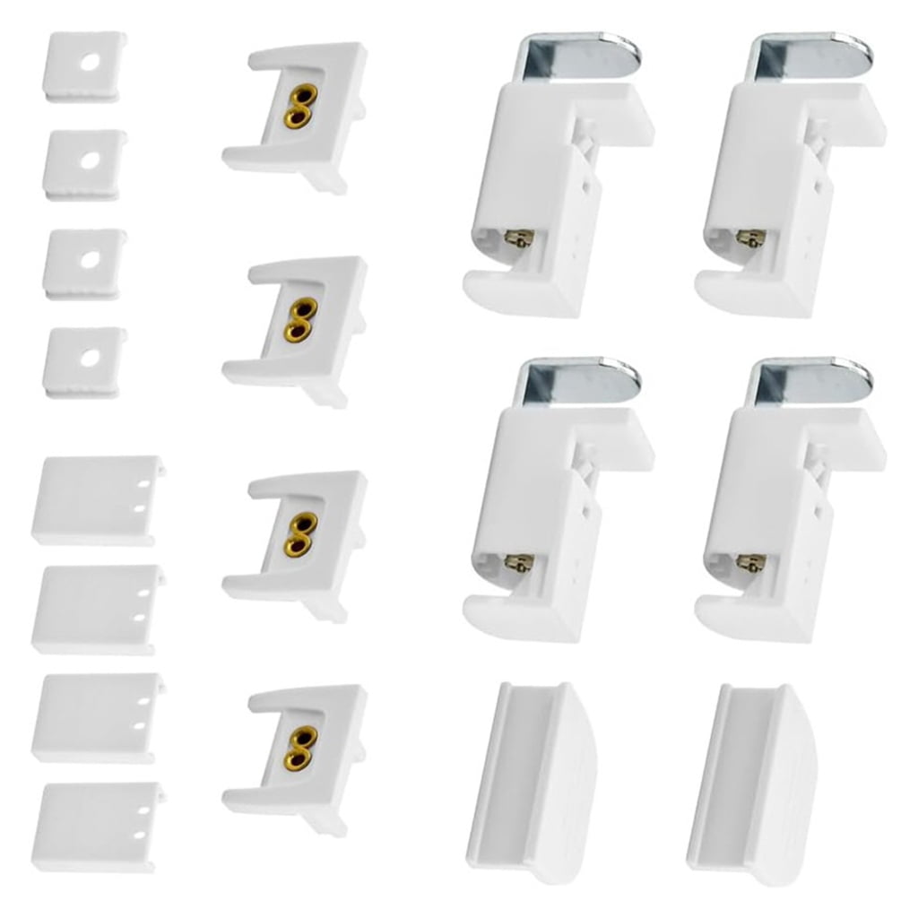 WINDLAND Pleated Blind Bracket Kits Roller Curtain Window Shade Clamp ...