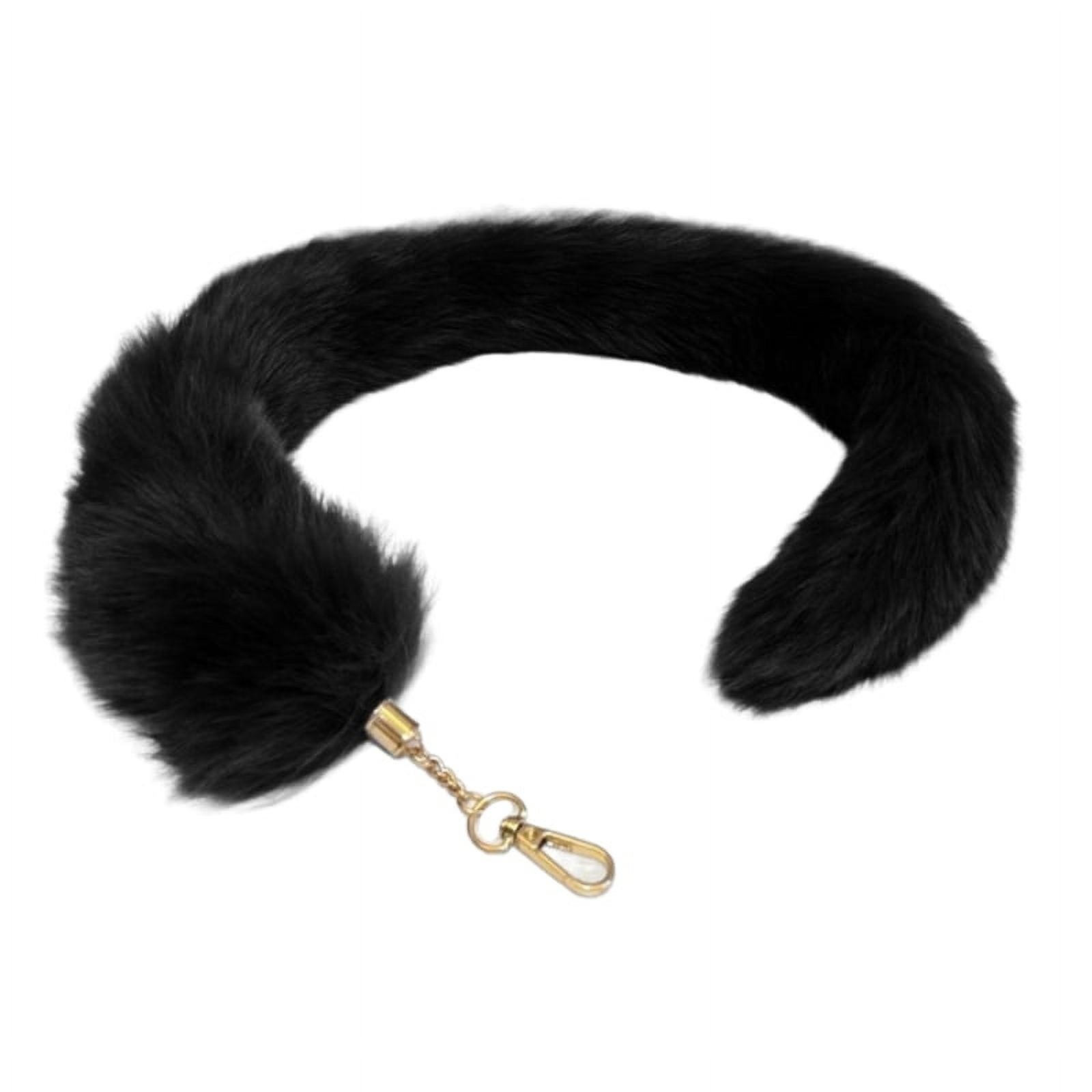 WINDLAND Plushs Tail Keychain Furry Tails Pendant Keyrings Simulated ...