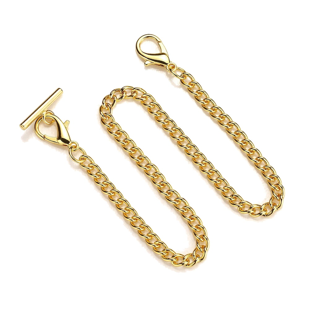 WINDLAND Pocket Watch Chain Gold Silver Color Pocket Watches Chains ...
