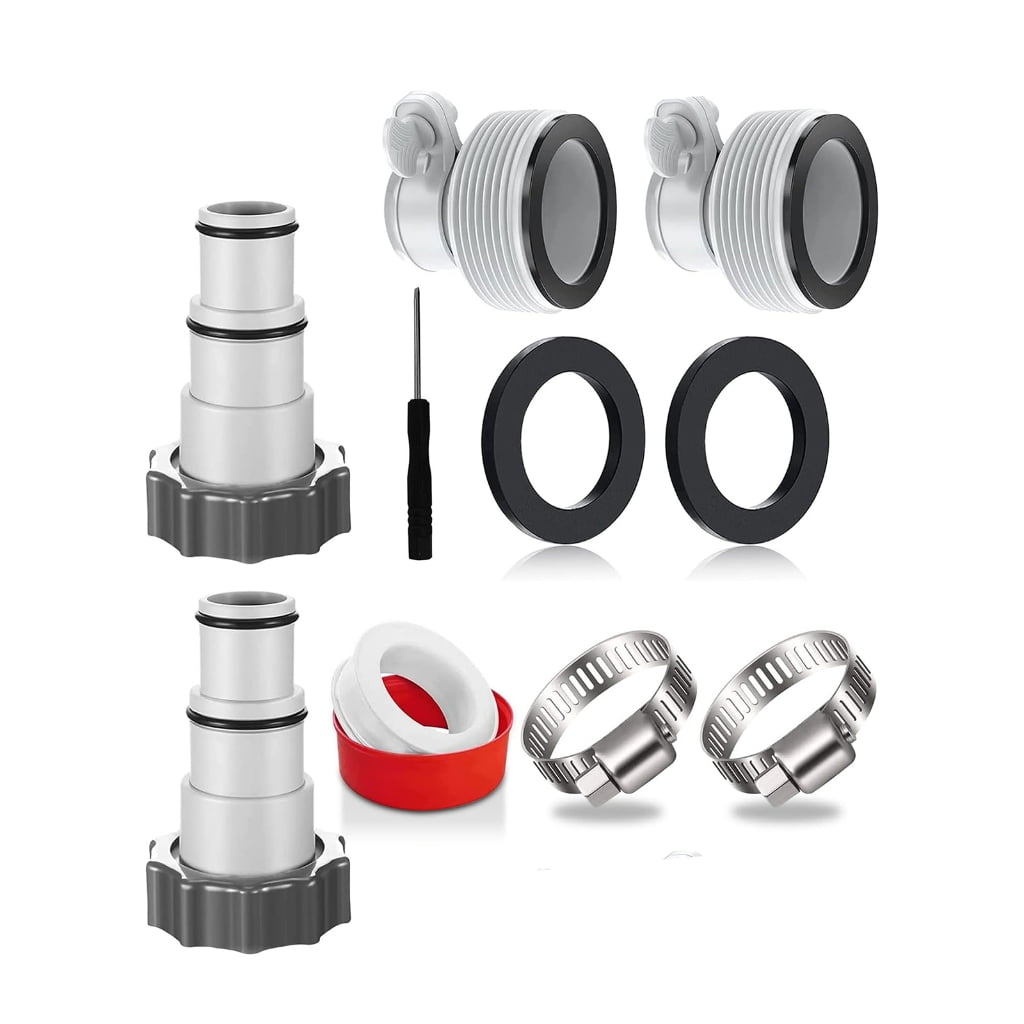WINDLAND Pool Hose Connector 1.25" to 1.5" Hose Adapter Pool Pump Hose ...