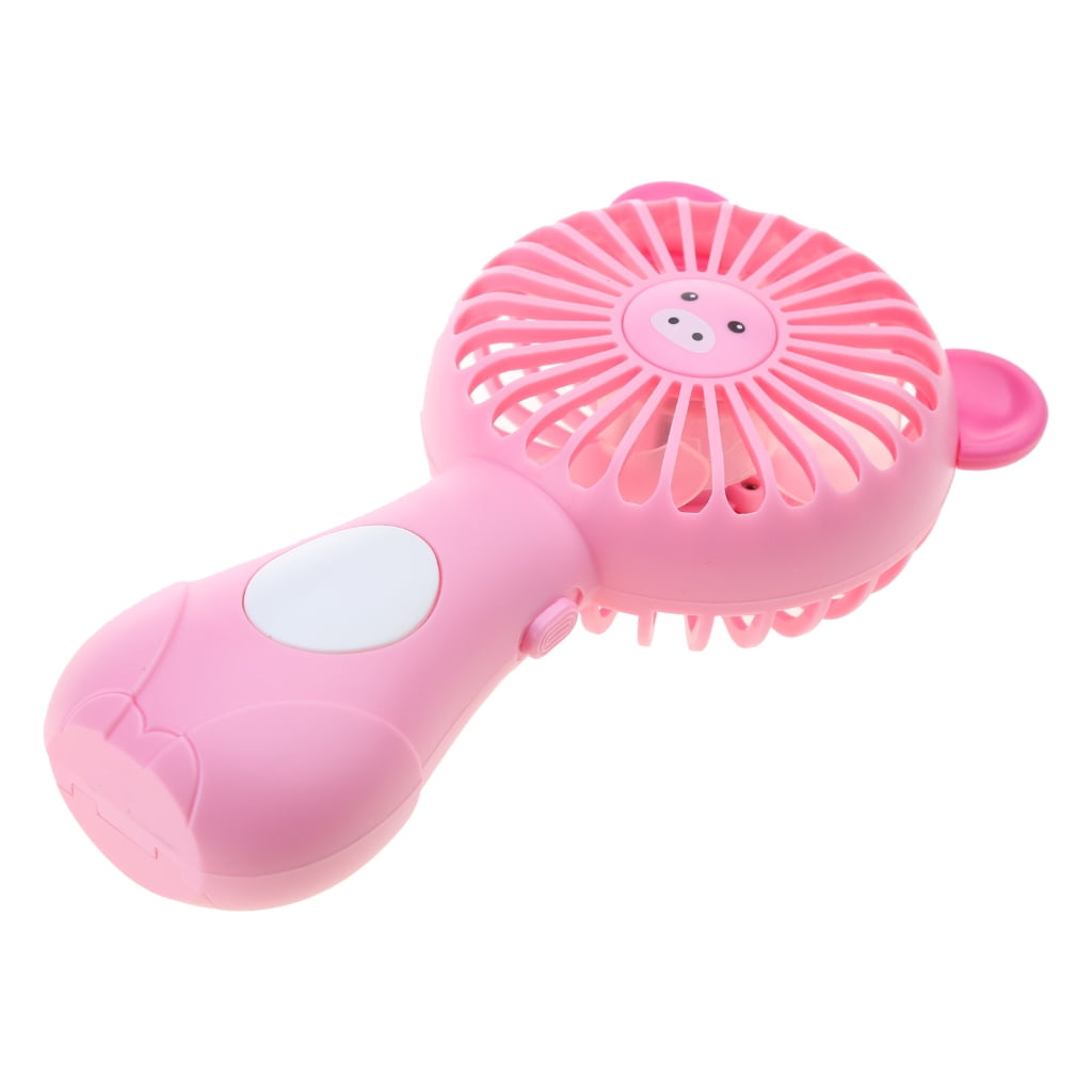 WINDLAND Portable Fan Mini Cooling Fans Cute Design Powered by AA ...