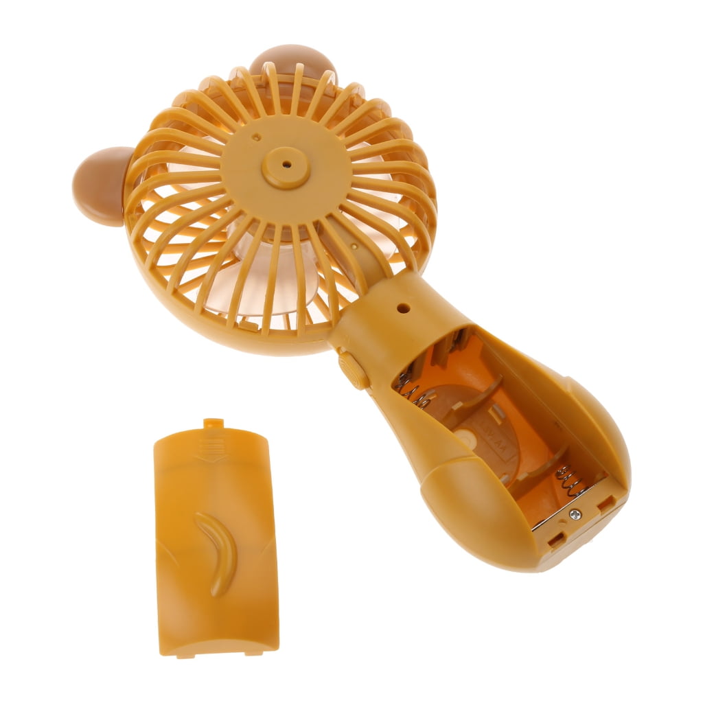WINDLAND Portable Fan Mini Cooling Fans Cute Design Powered by AA ...