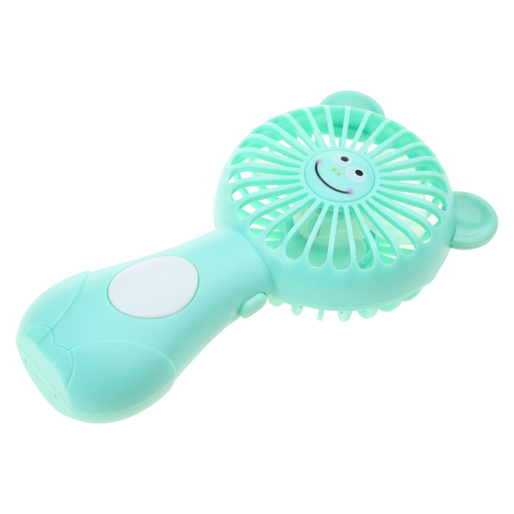 WINDLAND Portable Fan Mini Cooling Fans Cute Design Powered by AA ...