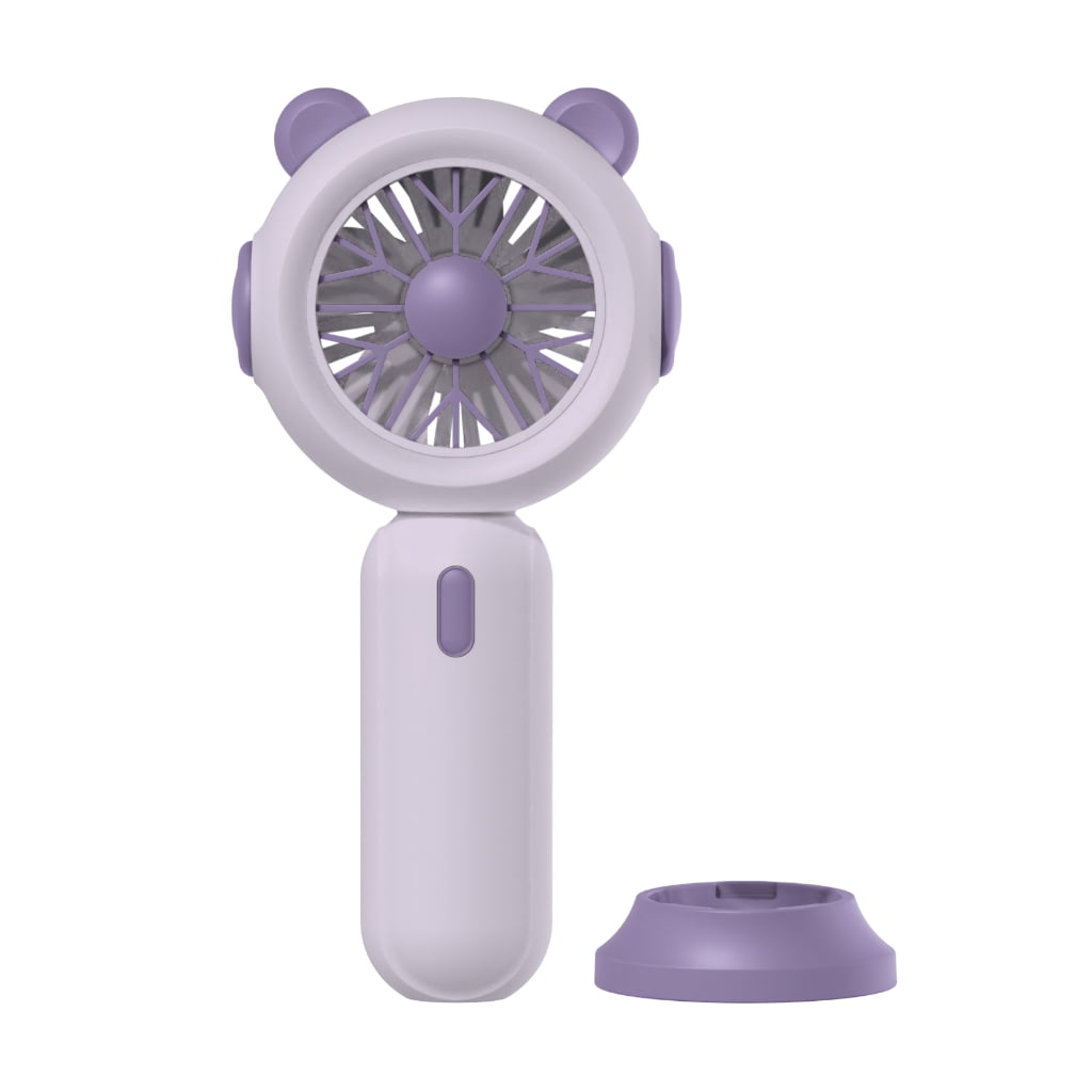 WINDLAND Portable Mini Handheld Desktop Fan AA Battery Operated 3 Speed ...