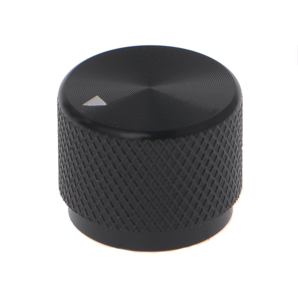 WINDLAND Potentiometer Knob 0.24" Dia Black Adjustable Metal Liner ...
