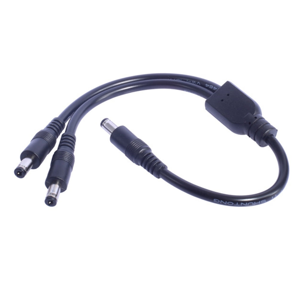 WINDLAND Multipurpose Y Splitter Power Cable 18AWG Male to 2 Male 5.5x2 ...