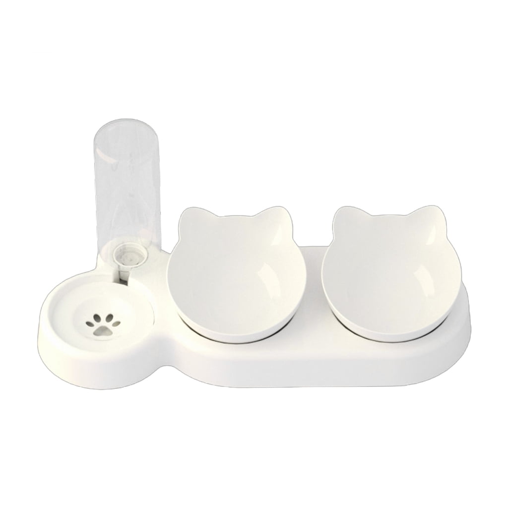 WINDLAND Practical Pet Feeders and Waterer Set Equipped with Self ...