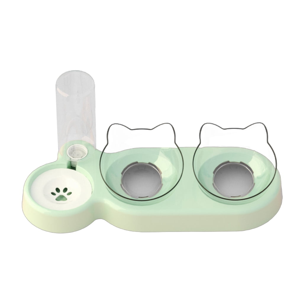 WINDLAND Practical Pet Feeders and Waterer Set Equipped with Self ...