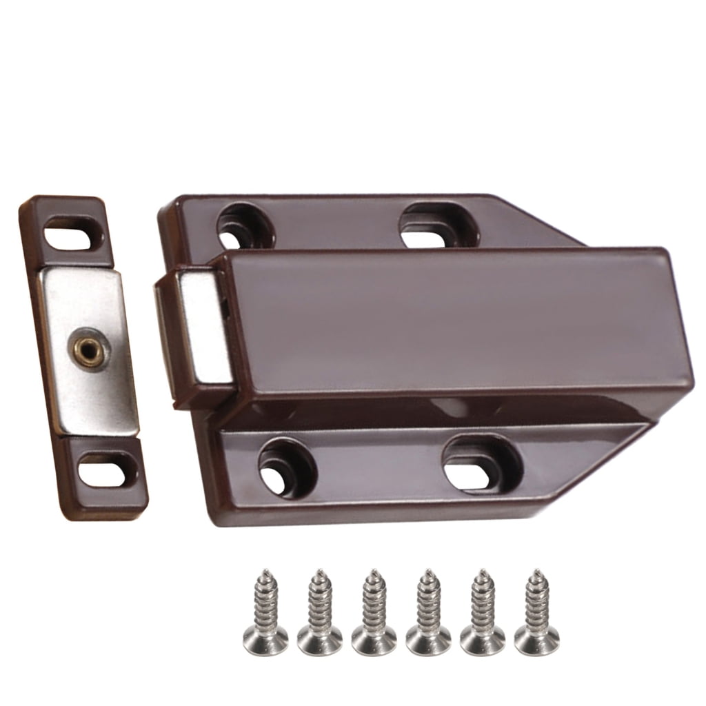 WINDLAND Press Activated Cabinet Door Closers with Screws ABS Steel ...