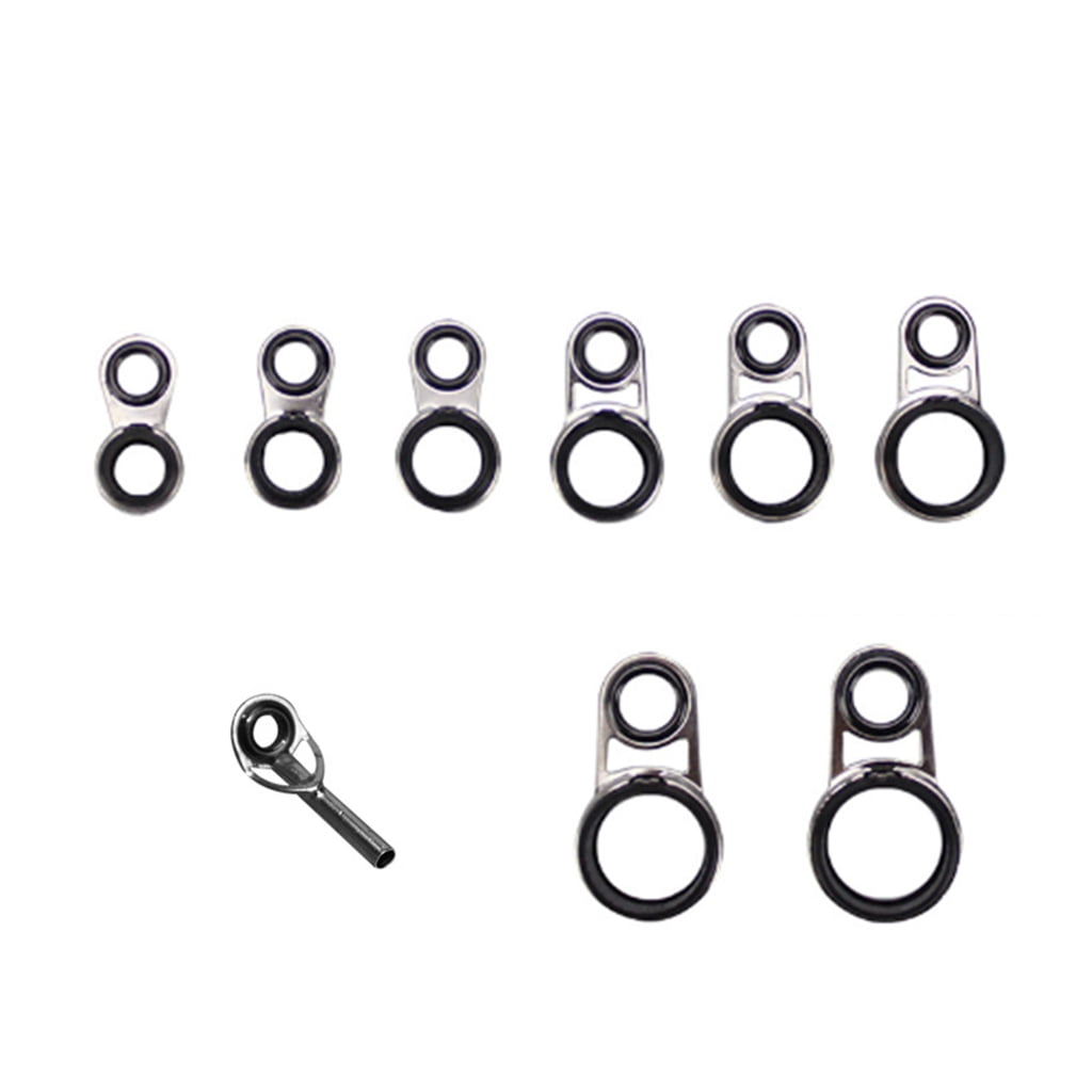 WINDLAND Profession Fishing Rod Guides Repair Set Ceramic Fishing Rod ...