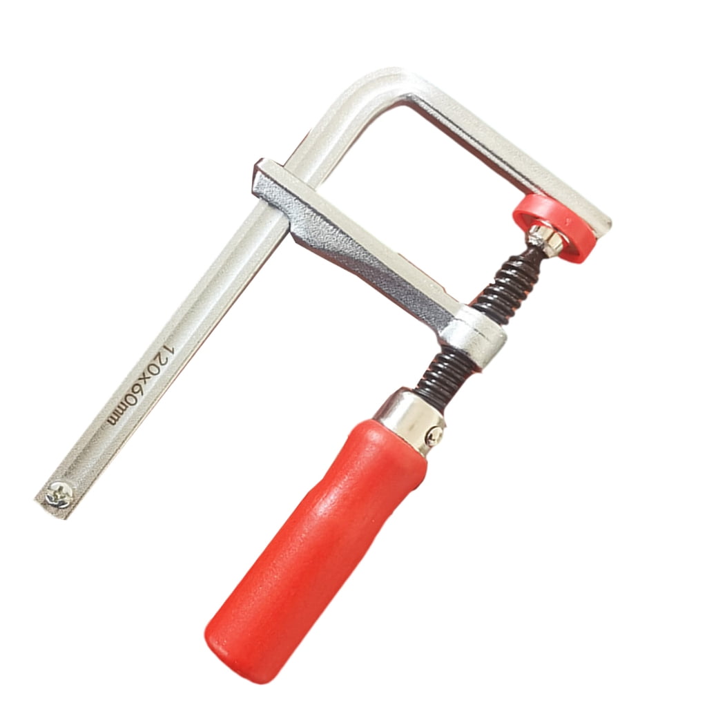 WINDLAND Quickly Adjust Screw Handle Track Rail Clamps 120-300mm Wood ...