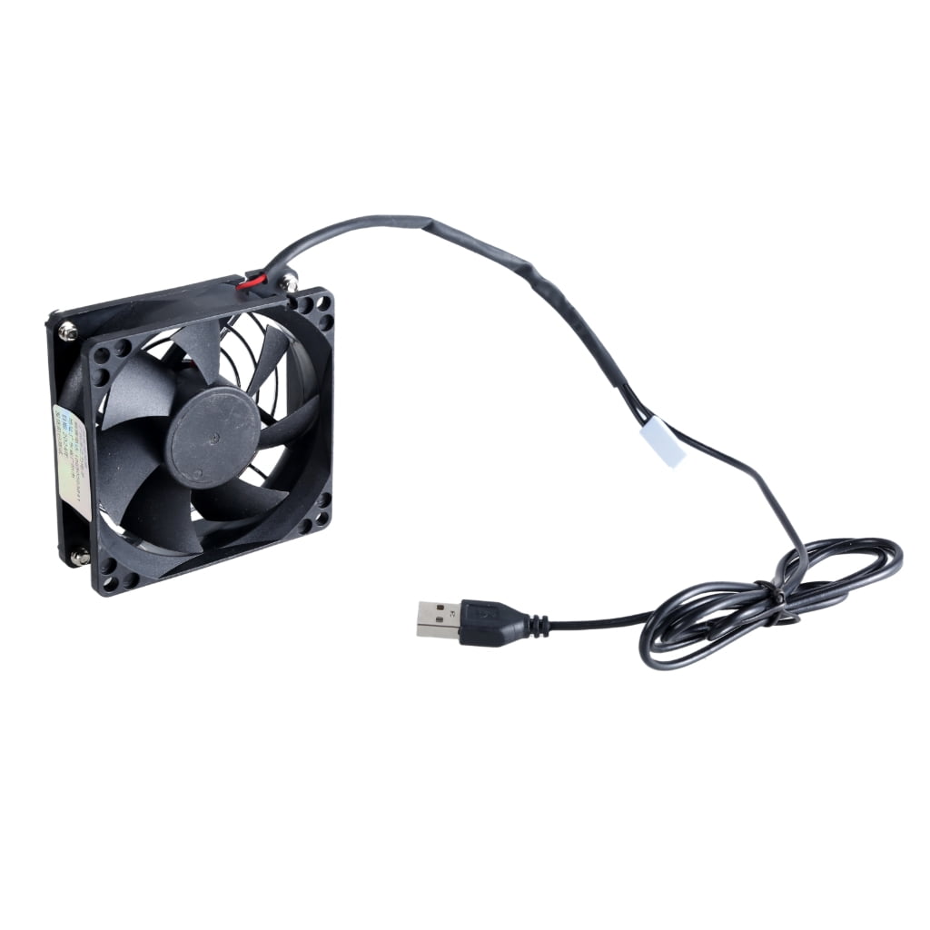 WINDLAND Quiet 80mm USB Cooling Fans with Temperature Control for ...