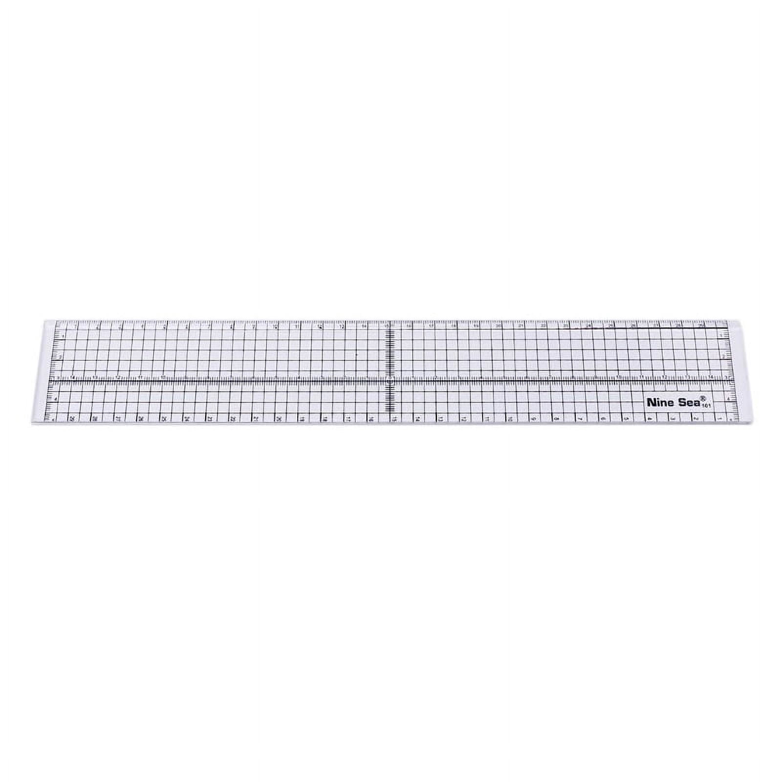 WINDLAND Quilting Sewing Patchwork Foot Aligned Ruler Grid Cutting Edge ...