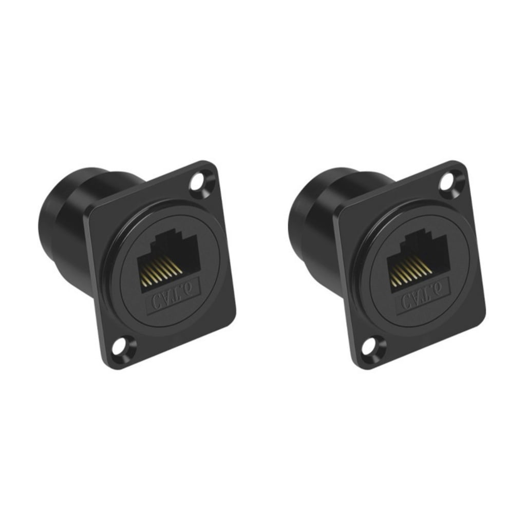 WINDLAND RJ45 CAT6 Gigabit Ethernet Wall Panel Mount Female To Female ...