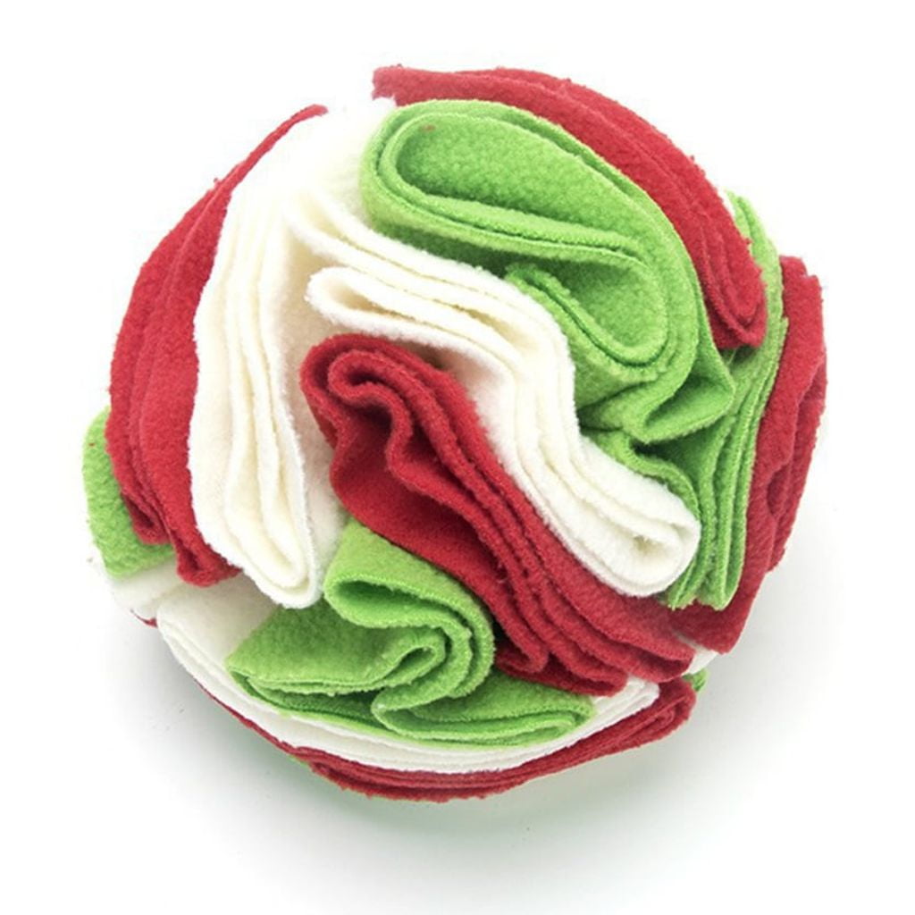 WINDLAND Rainbow Sniffing Ball and Treat Dispensing Toy Activate Pet ...