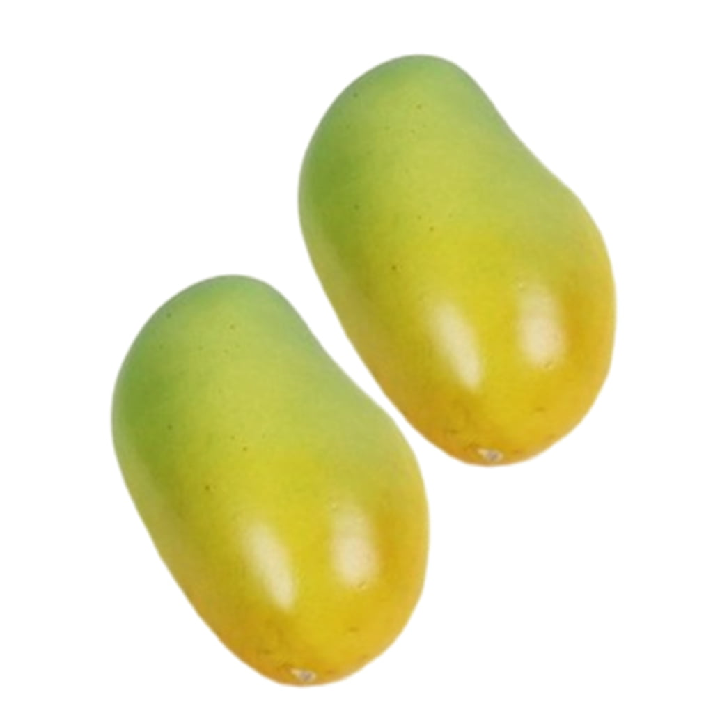 WINDLAND Realistic Mangoes Faux Fruit Decoration for Home Furnishings ...