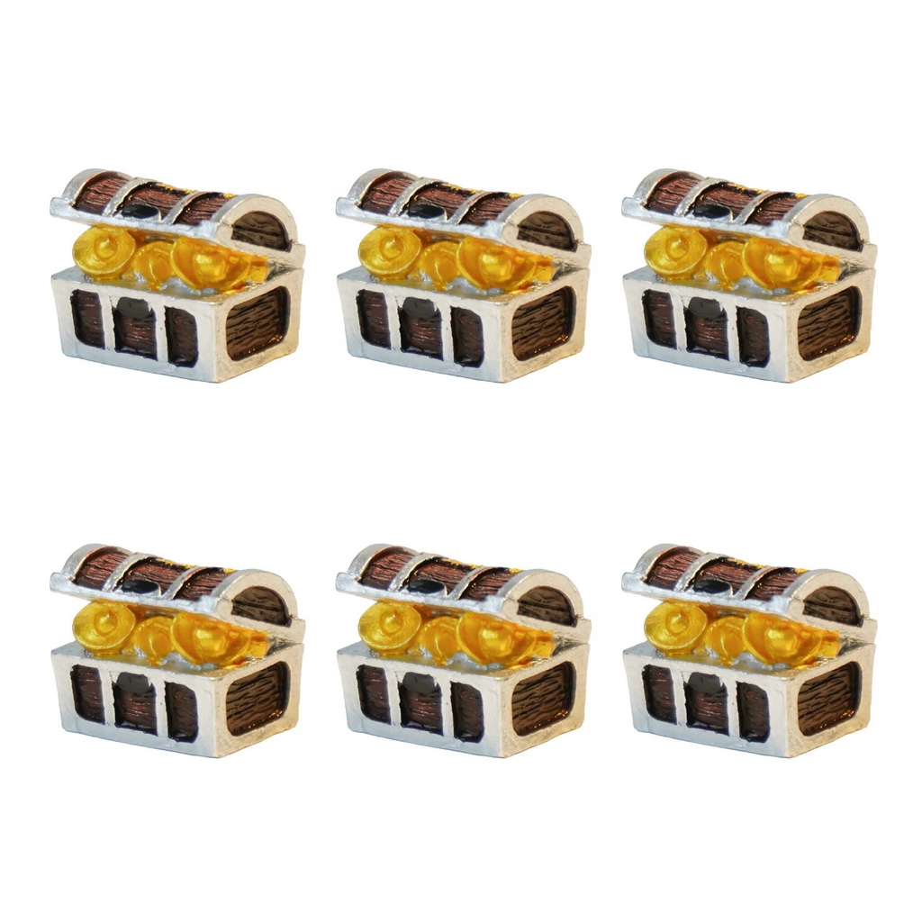 WINDLAND Realistic Resin Treasure Chests Aquariums Decoration Enhances ...
