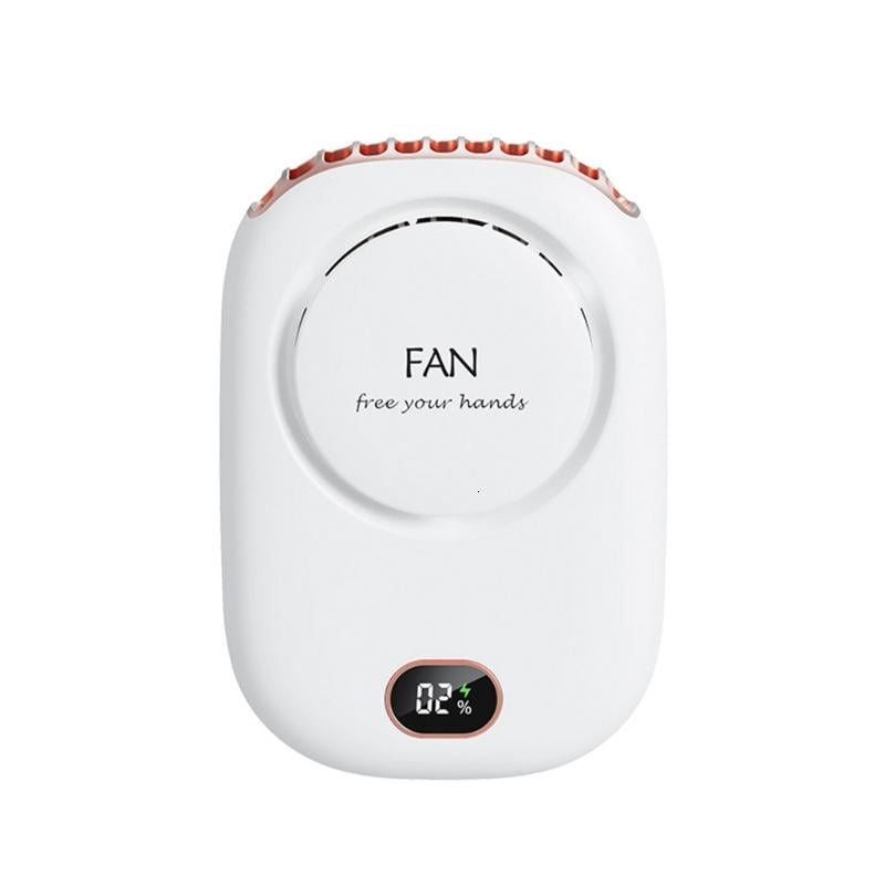 WINDLAND Rechargeable USB Neck Fan Portable Handsfree Fan Suspended 3 ...