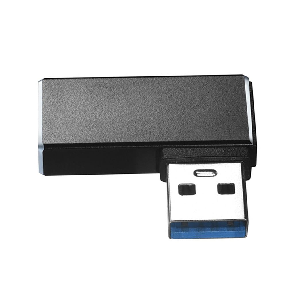 WINDLAND USB 3.0 Right Angle Converter Male to Female Adapter for Hard ...