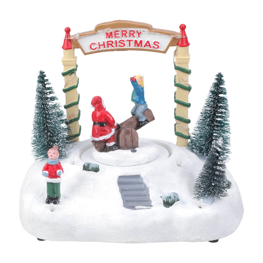 WINDLAND Rotating Musical Box with LED Light Show and USB/Battery Power ...
