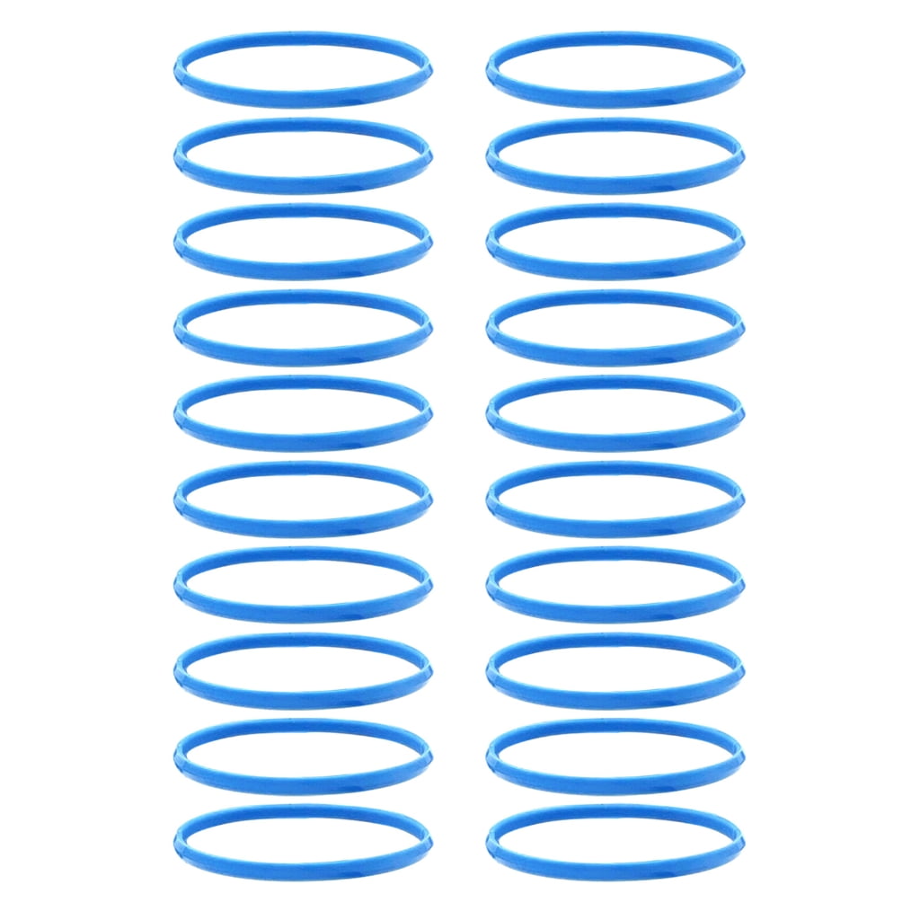WINDLAND Rubberized Microphones Band Rings, Blue for BETA58A/87A ...